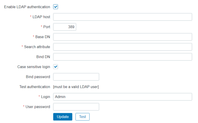 Configure Zabbix LDAP Authentication - HypervLAB